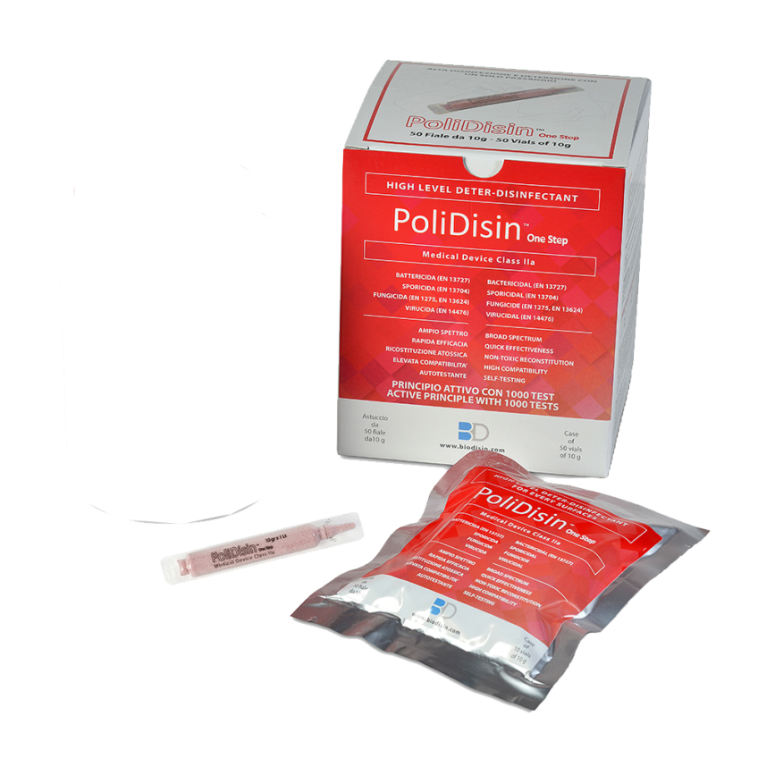 PoliDisin™, effective against SARS-Cov-2 in just 60 seconds - BIODISIN